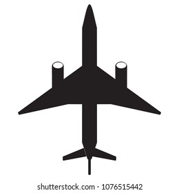 Airplane Flying Icon Stock Vector (Royalty Free) 1076515442 | Shutterstock