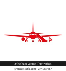 Airplane Human Stock Vector (Royalty Free) 374967457 | Shutterstock