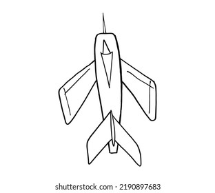 Airplane Icon Draw Flying Plane Vector Stock Vector (Royalty Free ...
