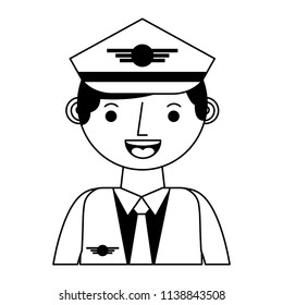 Airplane Pilot Avatar Character Stock Vector (Royalty Free) 1138843508 ...