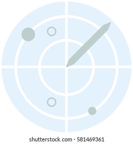 Airplane Radar Infographic Icon Elements Aircraft Stock Vector (Royalty ...