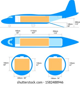 Airplane Scheme Cargo Aircraft Guide: เวกเตอร์สต็อก (ปลอดค่าลิขสิทธิ์ ...