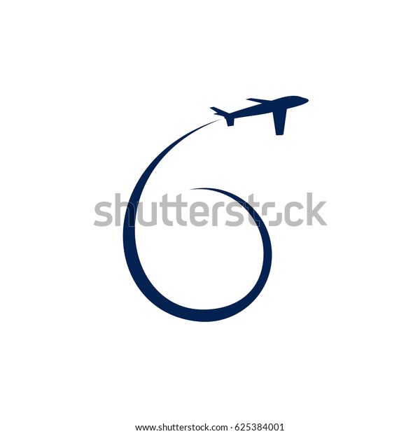 Airplane Swoosh Stock Vector (Royalty Free) 625384001 | Shutterstock