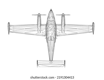 2,549 Airplane Wireframe Stock Vectors, Images & Vector Art | Shutterstock
