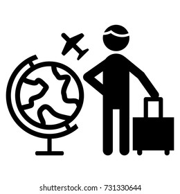 Airport Activity Icon Stock Vector (Royalty Free) 731330644 | Shutterstock
