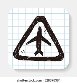 Airport Doodle Stock Vector (Royalty Free) 328898384 | Shutterstock