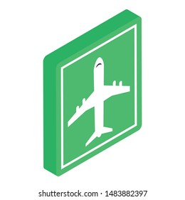 Airport Symbol Vector Isometric Design Stock Vector (Royalty Free ...