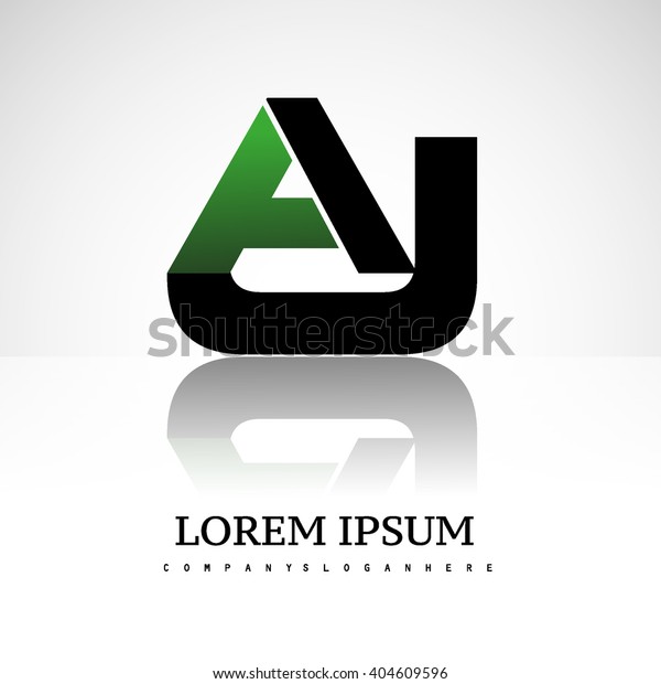 Aj Company Linked Letter Logo Icon: vector de stock (libre de regalías ...