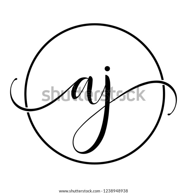 Aj Icon Logo Stock Vector (Royalty Free) 1238948938 | Shutterstock