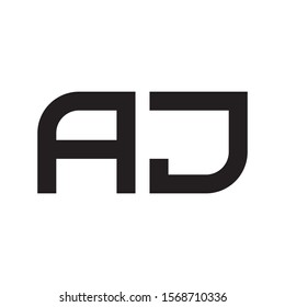 Aj Letter Logo Template Vector Icon Stock Vector (Royalty Free ...