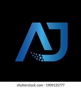 314 Aj blue letter logo Images, Stock Photos & Vectors | Shutterstock