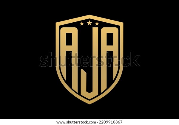 Aja Letter Logo Aja Letter Design Stock Vector (Royalty Free ...