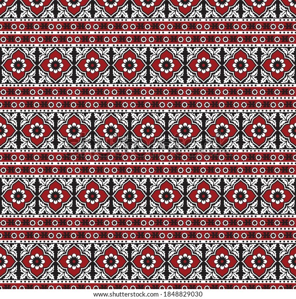 Ajrak Vector Design and Sindhi Culture Design