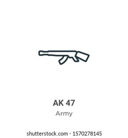 249 Ak 47 outline Images, Stock Photos & Vectors | Shutterstock