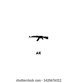 Ak Icon Vector Ak Sign On Stock Vector (Royalty Free) 1420676312 ...