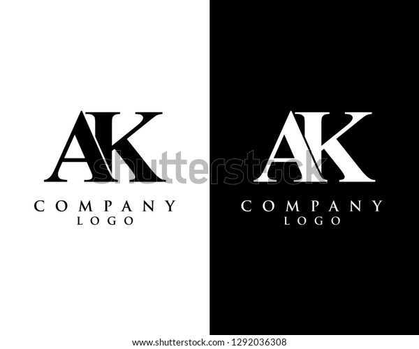 Akka Modern Initial Logo Design Vector Stock Vector (Royalty Free ...