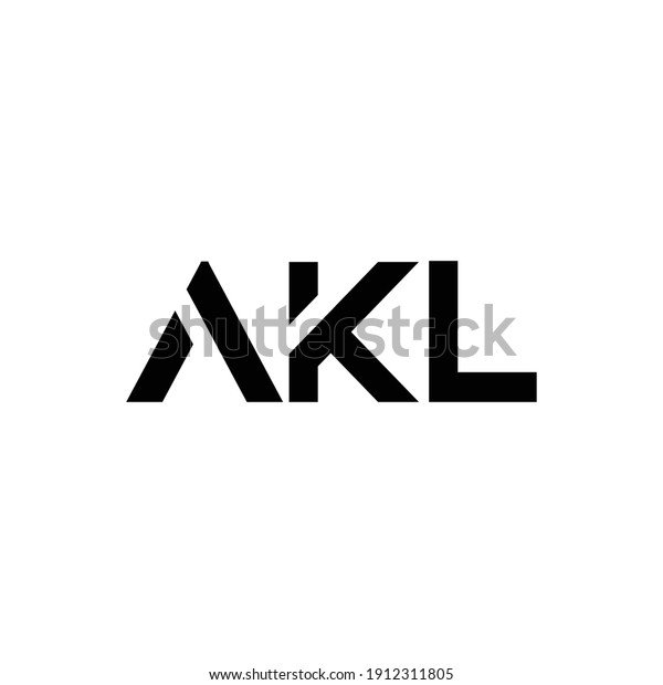 Akl Letter Logo Design Vector Stock Vector (Royalty Free) 1912311805 ...