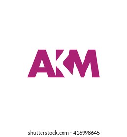 Akm Logo Vector Graphic Branding Letter Stock Vector (Royalty Free ...