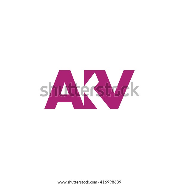 Akv Logo Vector Graphic Branding Letter: vector de stock (libre de ...