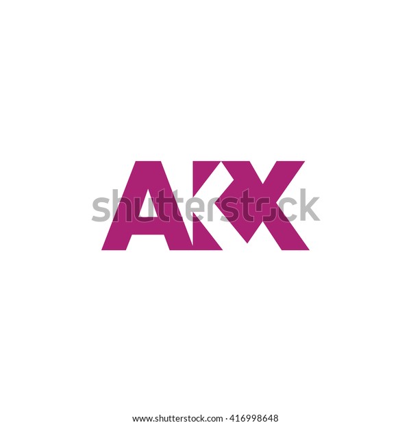 Akx Logo Vector Graphic Branding Letter Stock Vector (Royalty Free ...