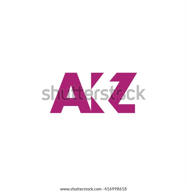 Akz Logo Vector Graphic Branding Letter Stock Vector (Royalty Free ...