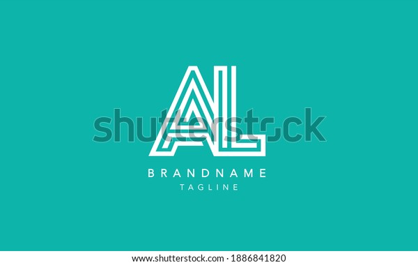Al Alphabet Initial Letter Monogram Icon Stock Vector (Royalty Free ...