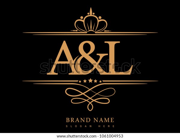 Al Initial Logo Ampersand Initial Logo Stock Vector (Royalty Free ...