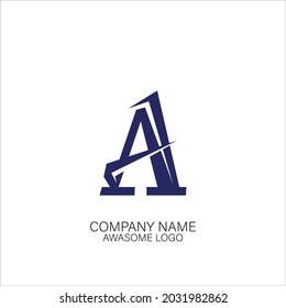 Al Logo Design Simple Art Stock Vector (Royalty Free) 2031982862 ...
