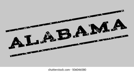 Alabama Watermark Stamp Text Caption Between Stock Vector (Royalty Free ...