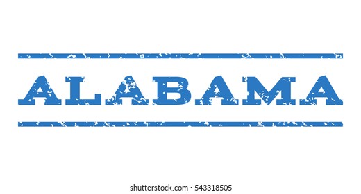 Alabama Watermark Stamp Text Caption Between Stock Vector (Royalty Free ...