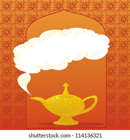 Aladdins Magic Lamp Stock Vector (Royalty Free) 114136321 | Shutterstock