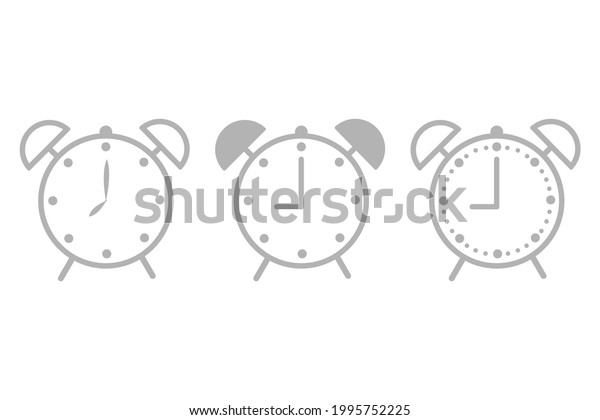 Alarm Clock Icon On Legs Vector Stock Vector (Royalty Free) 1995752225 ...