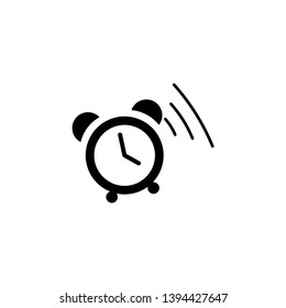 Alarm Clock Ringing Icon Modern Design Stock Vector (Royalty Free ...