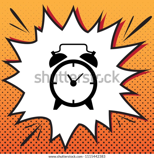 Alarm Clock Sign Vector Comics Style Stock Vector (Royalty Free ...