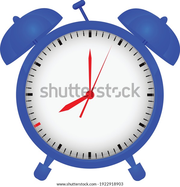Alarm Clock Vector Art Illustration Stock Vector (Royalty Free) 1922918903
