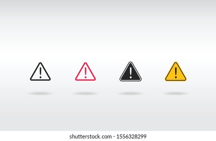 Alarm Danger Warning Attention Error Signs: vector de stock (libre de ...