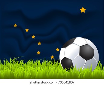 Alaska Flag Soccer Ball Stock Vector (Royalty Free) 735541807 ...