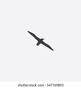 Albatross Icon Silhouette Vector Illustration 스톡 벡터(로열티 프리) 547769893 ...