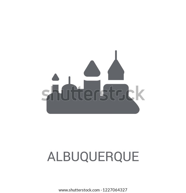 Albuquerque Icon Trendy Albuquerque Logo Concept Stock Vector (Royalty ...