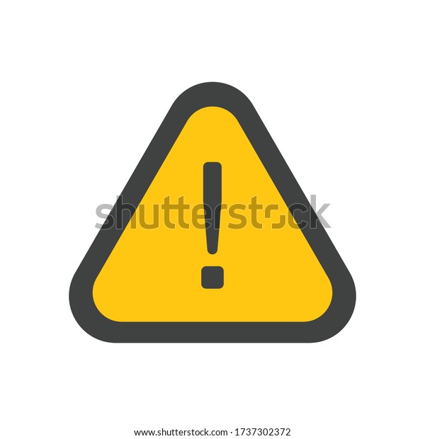 Alert Icon Triangle Shape Exclamation Mark Stock Vector (Royalty Free ...