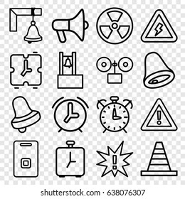 Alert Icons Set Set 16 Alert Stock Vector (Royalty Free) 638076307 ...