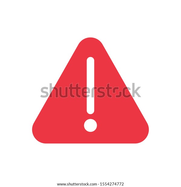 Alert Signal On White Background Vector Stock Vector (Royalty Free ...
