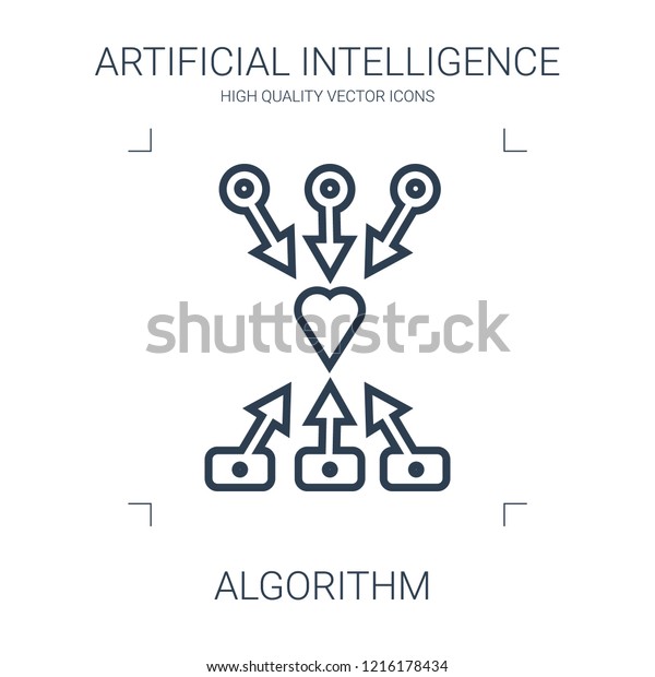 Algorithm Icon High Quality Line Algorithm Stock Vector (Royalty Free ...
