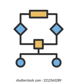 Algorithm Icon Vector Image Can Be Stock Vector (Royalty Free) 2212563289 | Shutterstock