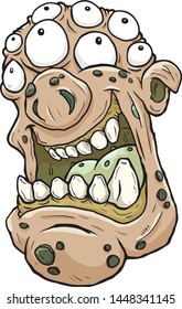 Alien Strange Pig Head Smiling Stock Vector (Royalty Free) 1448341145 ...