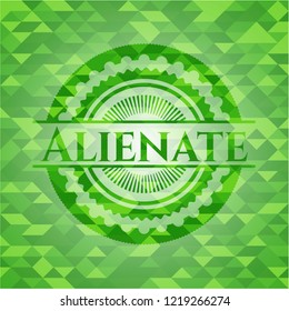 Alienate Green Emblem Mosaic Background Stock Vector (Royalty Free ...