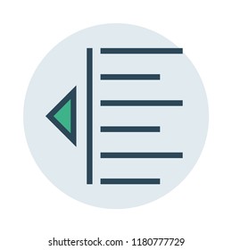 Alignment Color Line Icon Stock Vector (Royalty Free) 1180777729 ...