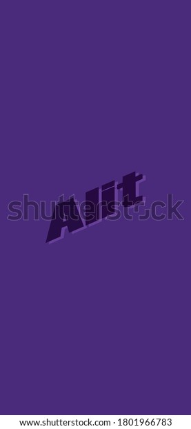 Alit Purple Logo Vector Background Stock Vector (Royalty Free ...
