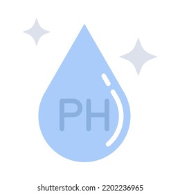 Alkaline Water Flat Icon Ph Water Stock Vector (Royalty Free ...
