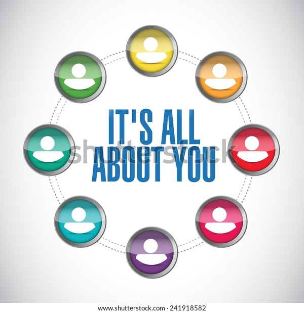 All About You People Network Illustration Stock Vector (Royalty Free ...
